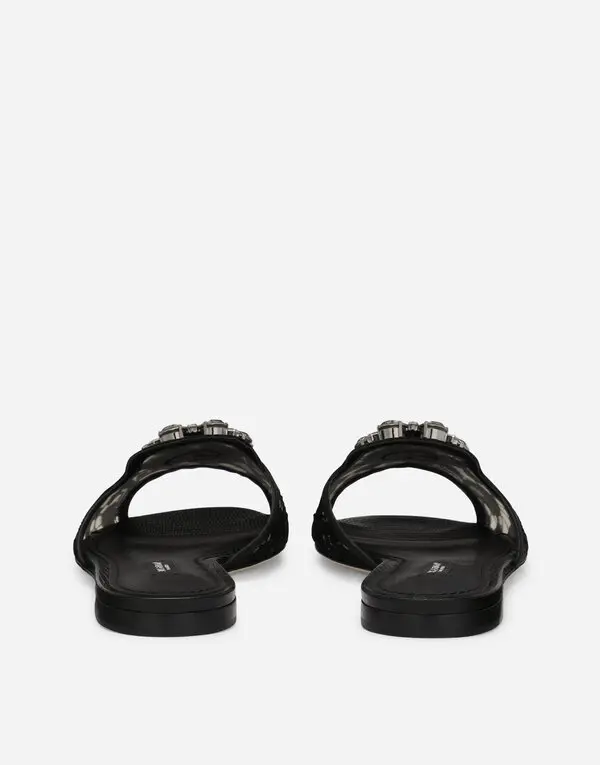 Dolce & Gabbana Ciabatta Flat - Black