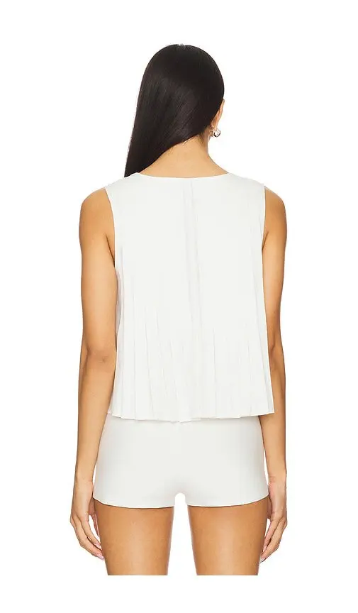 ELODIE THE LABEL Kali Linen Top - Ivory
