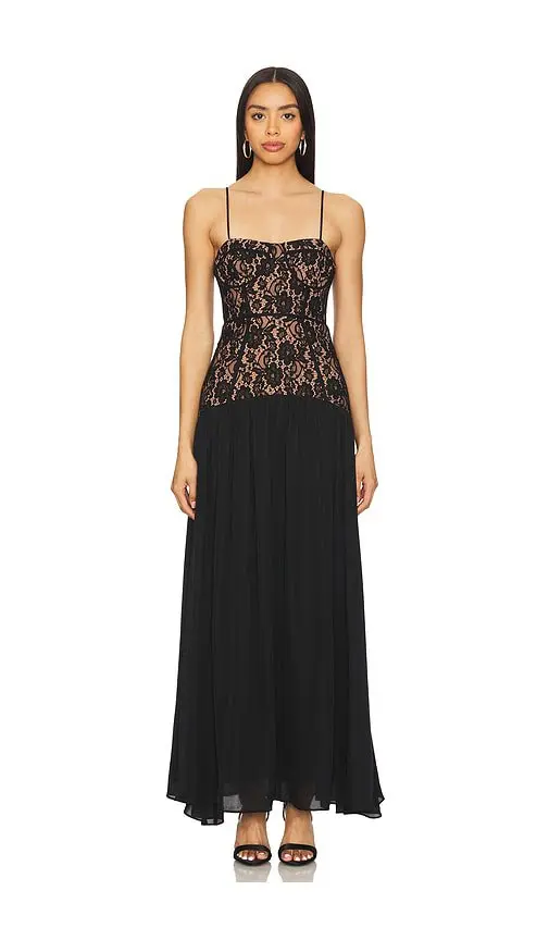 Cami Nyc Corsica Lace Bustier Gown