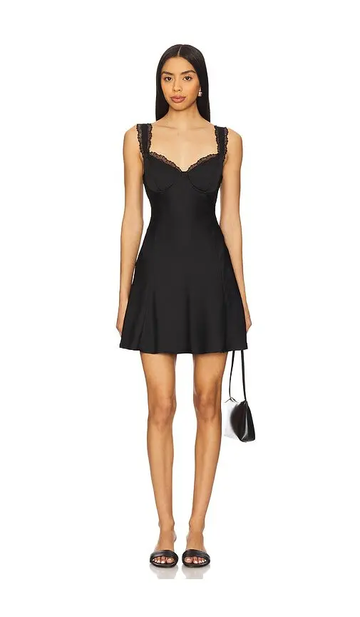 Astr The Label Alva Mini Dress - Black