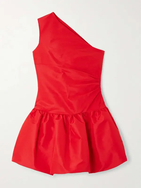 PATOU One-shoulder Mini Dress - Red