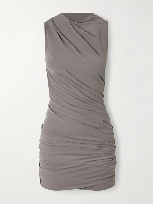 Rick Owens Luna Draped Mini Dress