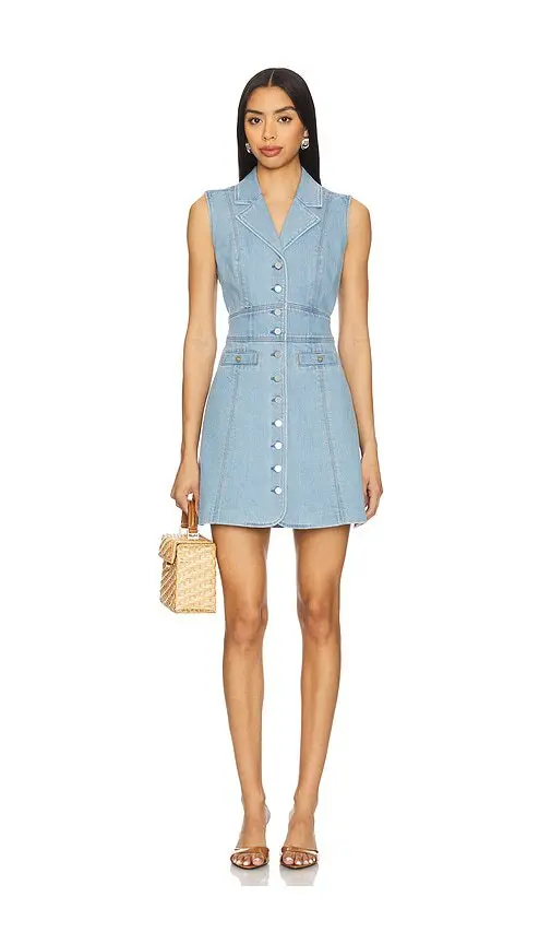 Paige Vida Denim Mini Dress