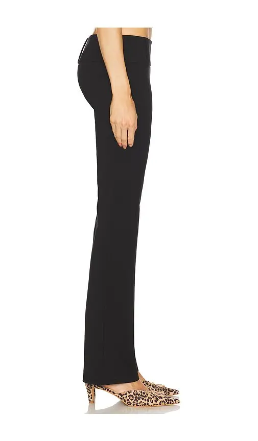 LOBA Low-rise Flare Ponte Pants