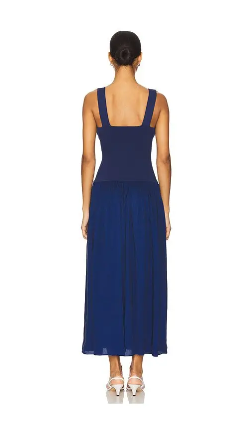 LA LIGNE Knit Tank Skirt Dress - Navy