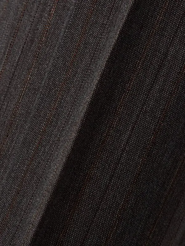 Bottega Veneta Striped Wool-blend Straight-leg Pants