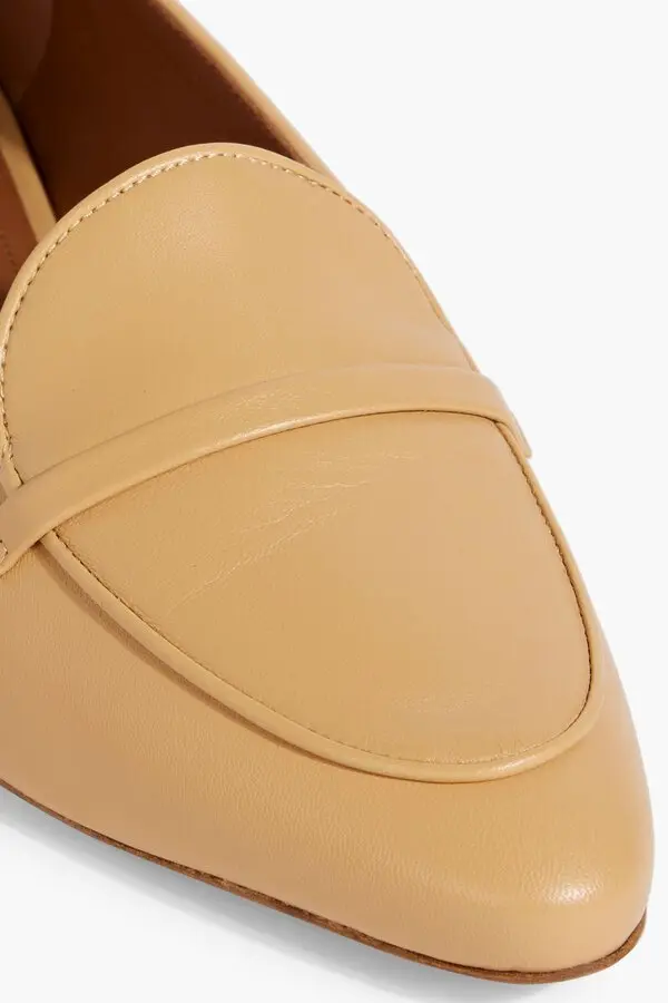 MALONE SOULIERS Bruni 10 Leather Loafers - Neutral