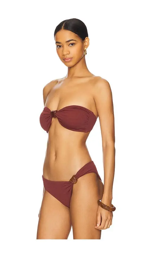 F E L L A Eli Bikini Top - Fudge