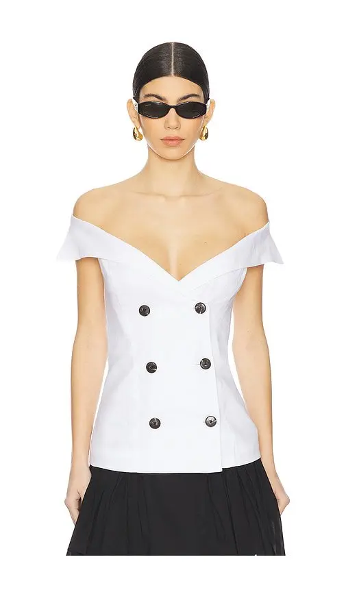 Bardot Eliora Button Front Top