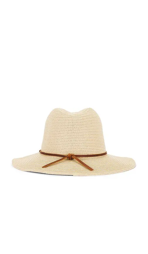Brixton Wesley Straw Packable Fedora