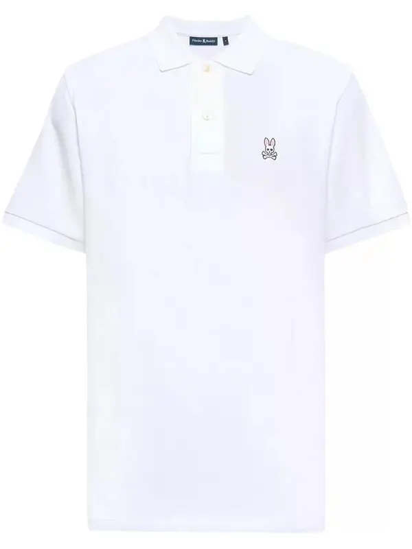 Psycho Bunny Appliqué Polo Shirt - White