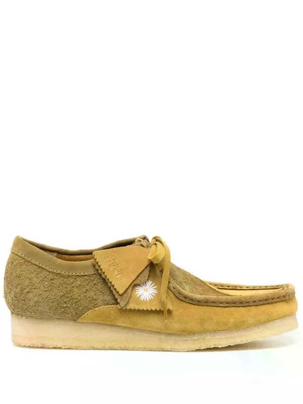 Clarks Wallabee - Olive Combi