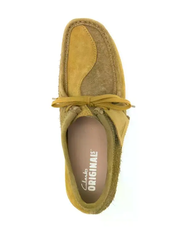 Clarks Wallabee - Olive Combi