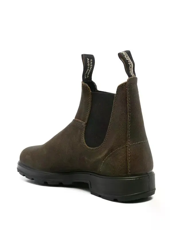Blundstone Suede Chelsea Boots - Green