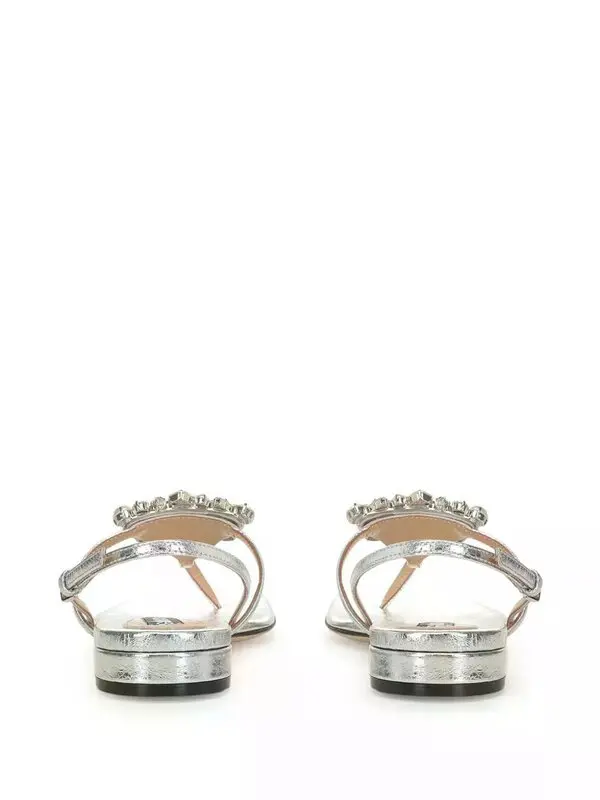 SERGIO ROSSI Godiva Precious Sandals - Silver