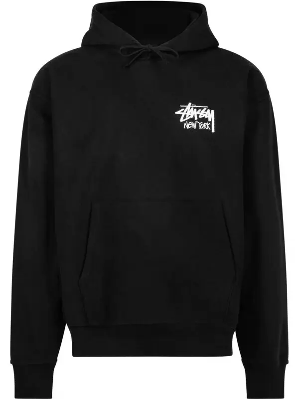 StÜssy Logo Print Hoodie