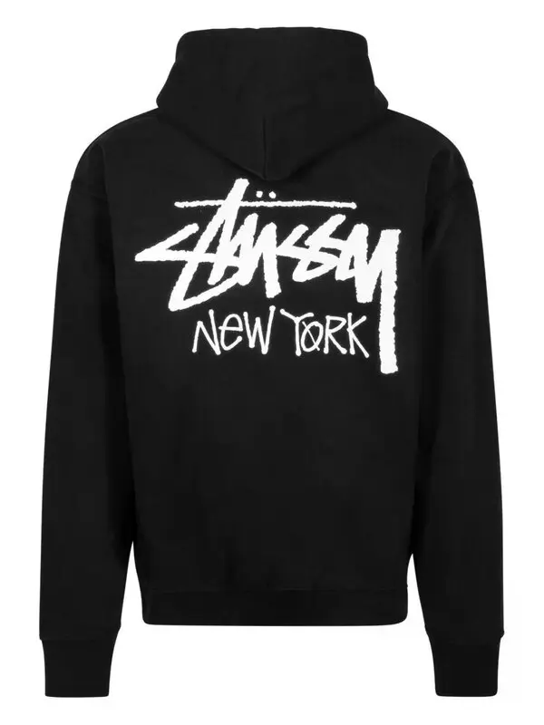 StÜssy Logo Print Hoodie