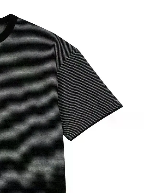 STUDIO TOMBOY Striped Round-neck T-shirt - Black