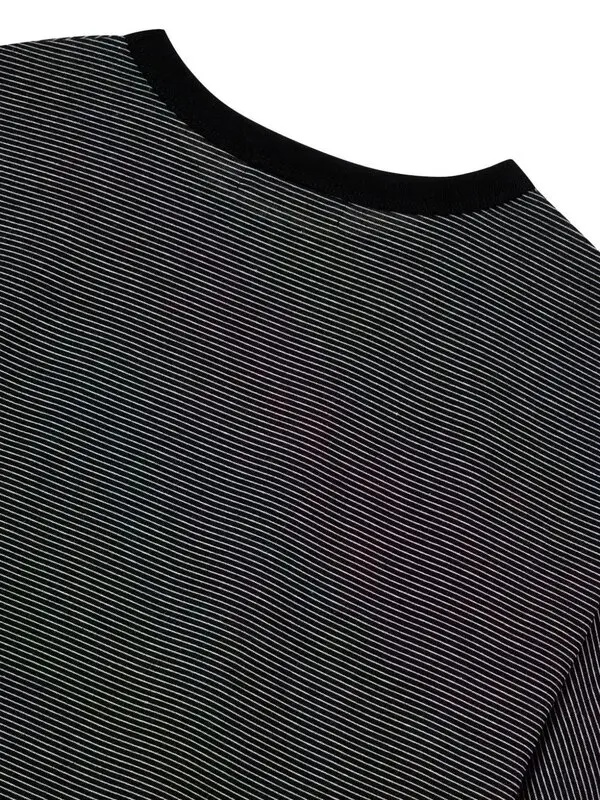 STUDIO TOMBOY Striped Round-neck T-shirt - Black