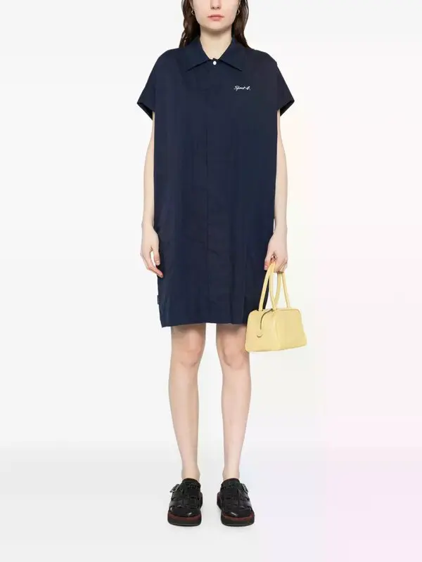 AGNES B. Short-sleeved Shirt Dress