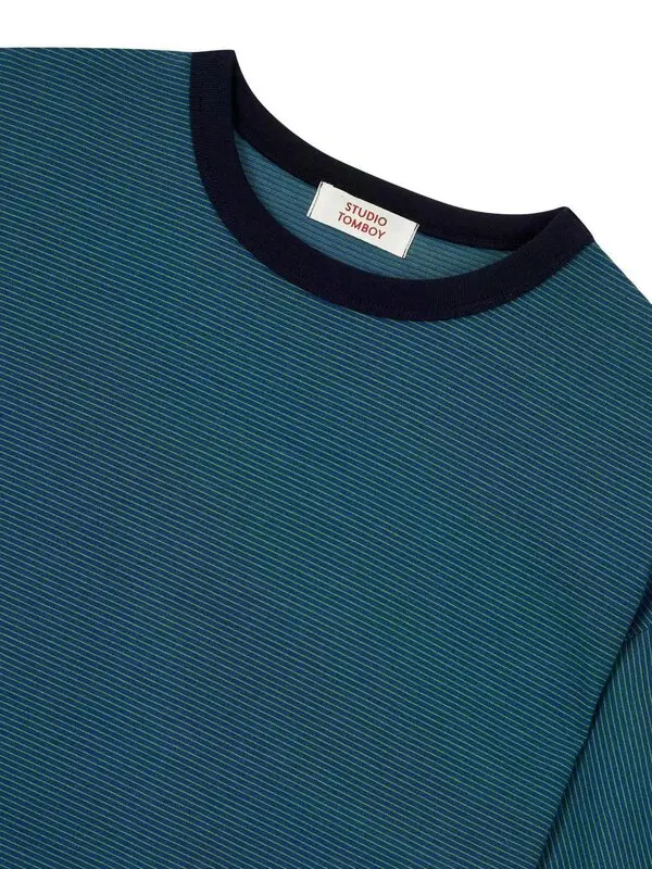 STUDIO TOMBOY Striped T-shirt - Blue