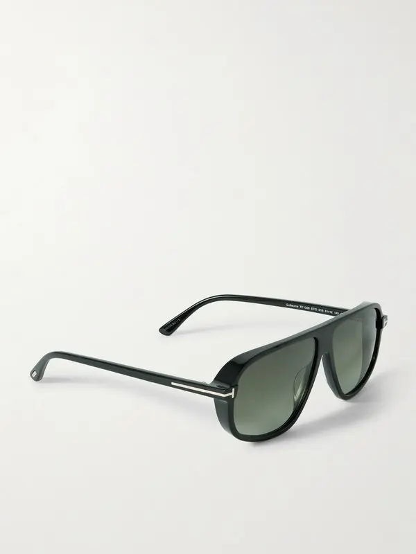 TOM FORD Guillame Aviator Sunglasses - Black