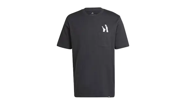 Adidas Lounge Slides Graphic Pocket T-shirt - Black
