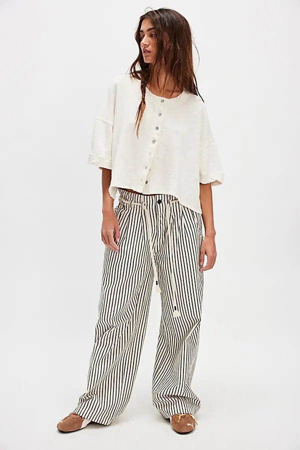 Free People We The Free Flashback Cardi Tee - Tofu