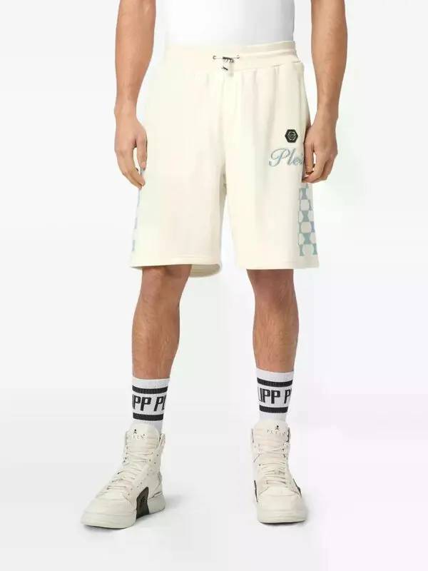 Philipp Plein Checkmate Shorts