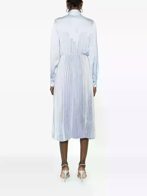 Karl Lagerfeld Satin Midi Shirt Dress
