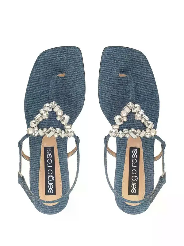 SERGIO ROSSI Sr Godiva Sandals - Blue