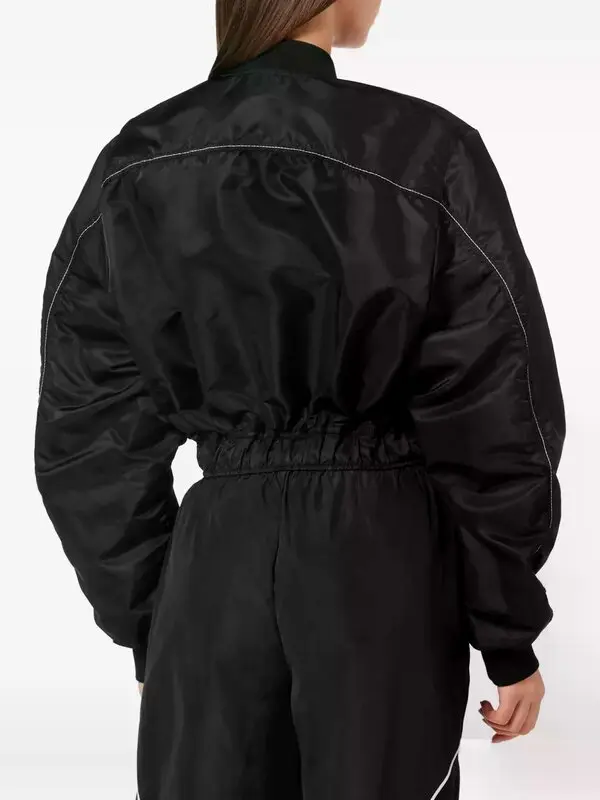 PLEIN SPORT Cropped Bomber Jacket