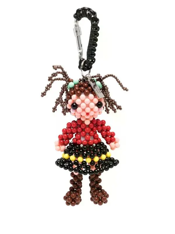 CHOPOVA LOWENA Emma Doll Bag Charm - Black