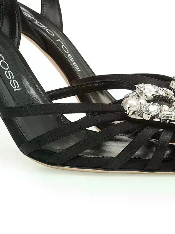 SERGIO ROSSI Sr Godiva Sandals - Black