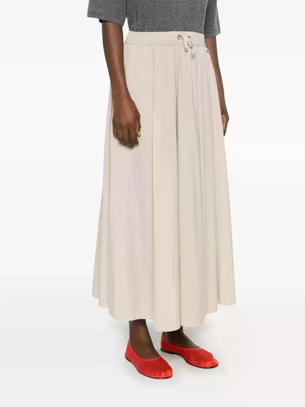 Herno A-line Midi Skirt - Neutrals