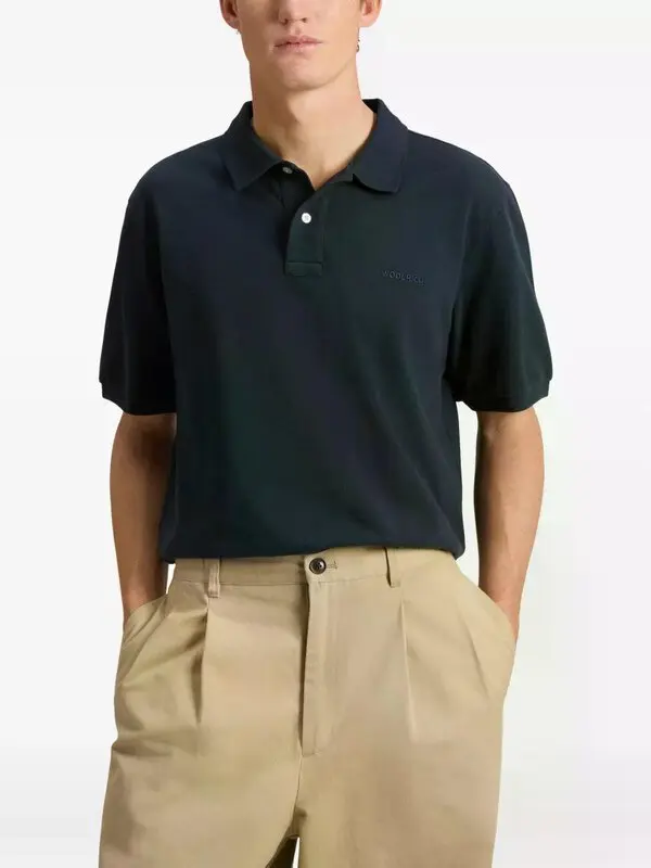 Woolrich Classic American Polo Shirt - Blue