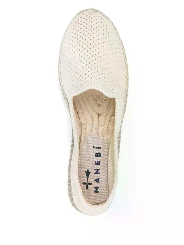 Manebí Crochet Espadrilles - Neutrals