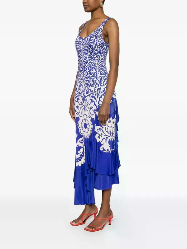 Etro Paisley Maxi Dress - Neutrals