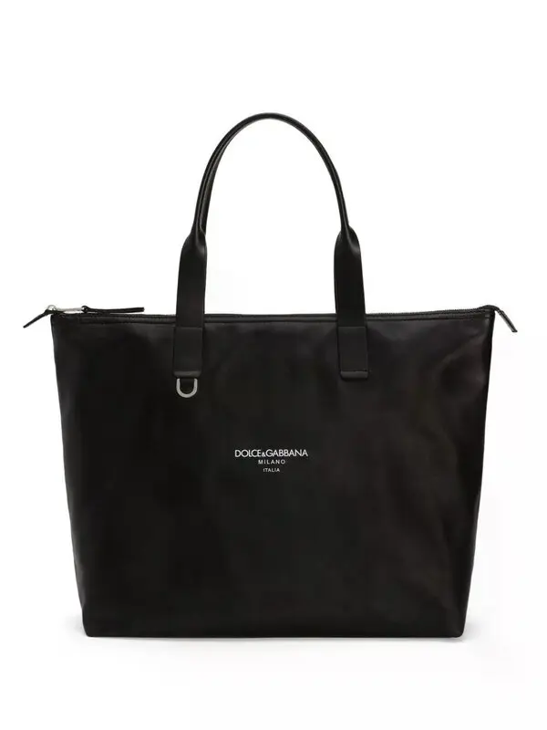 Dolce & Gabbana Logo-print Tote - Black