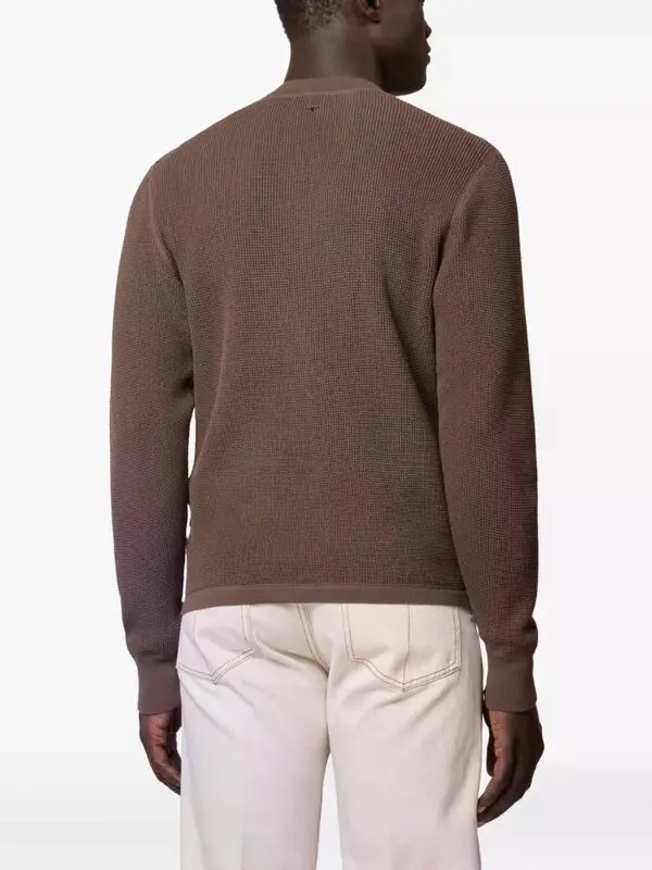 TOD'S Waffle-knit Cotton Cardigan