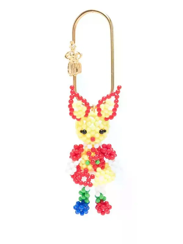 CHOPOVA LOWENA Bunny Keychain - Gold