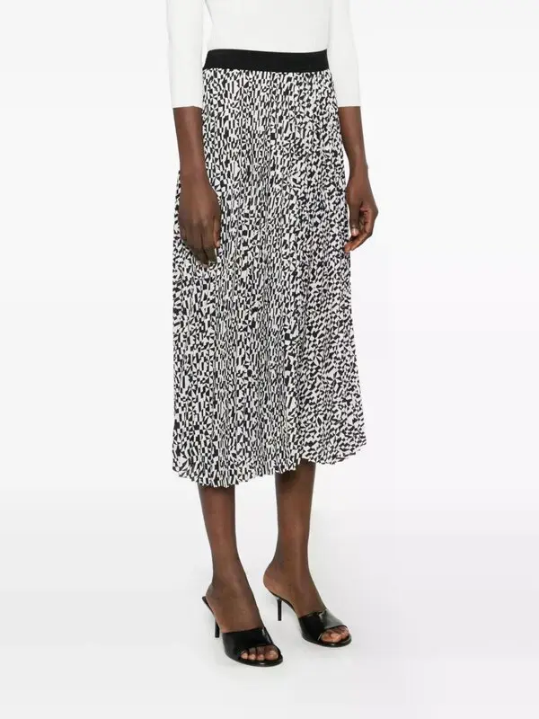 Karl Lagerfeld Printed Midi Skirt