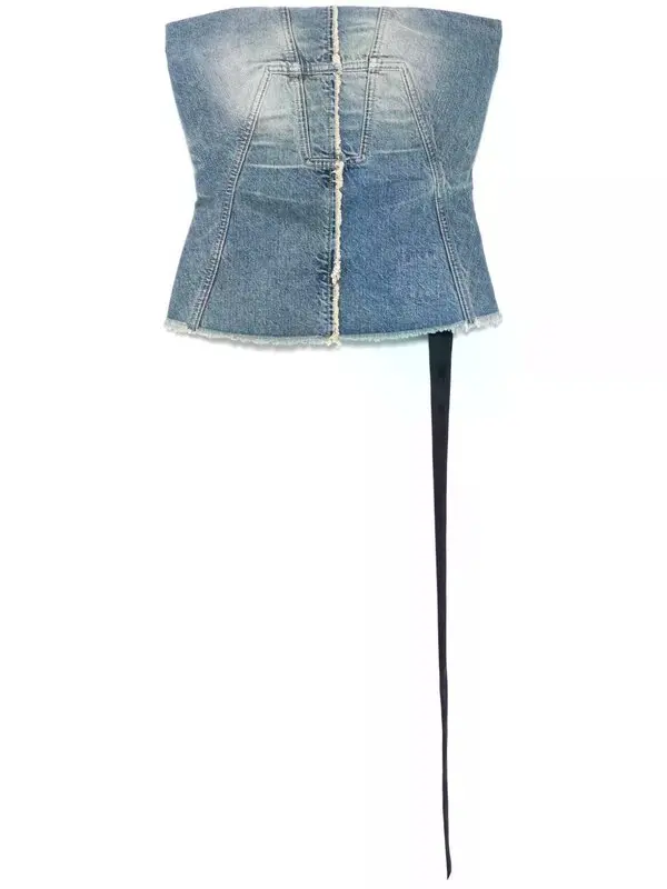 Rick Owens Bustier Top - Blue
