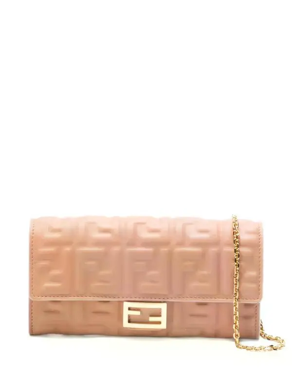 Fendi Continental Wallet-on-chain - Pink