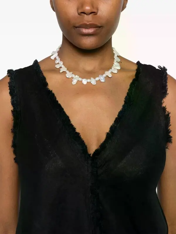 P.a.r.o.s.h Linen Top - Black