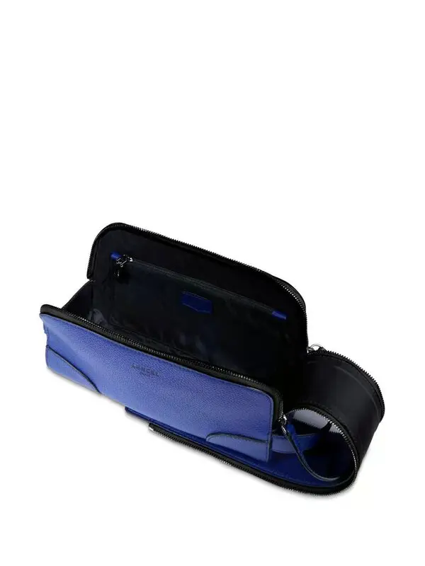 LANCEL Charlie Wash Bag - Blue