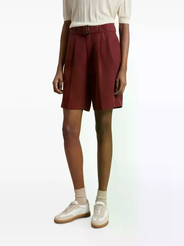 Woolrich Pleat-detailing Shorts - Red