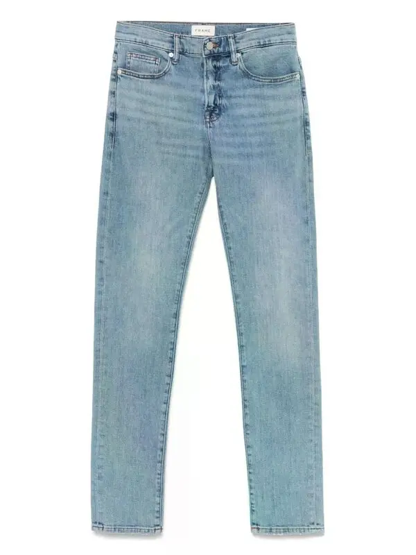 FRAME L'homme Straight Leg Jeans - Blue