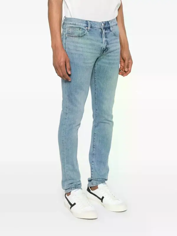 FRAME L'homme Straight Leg Jeans - Blue