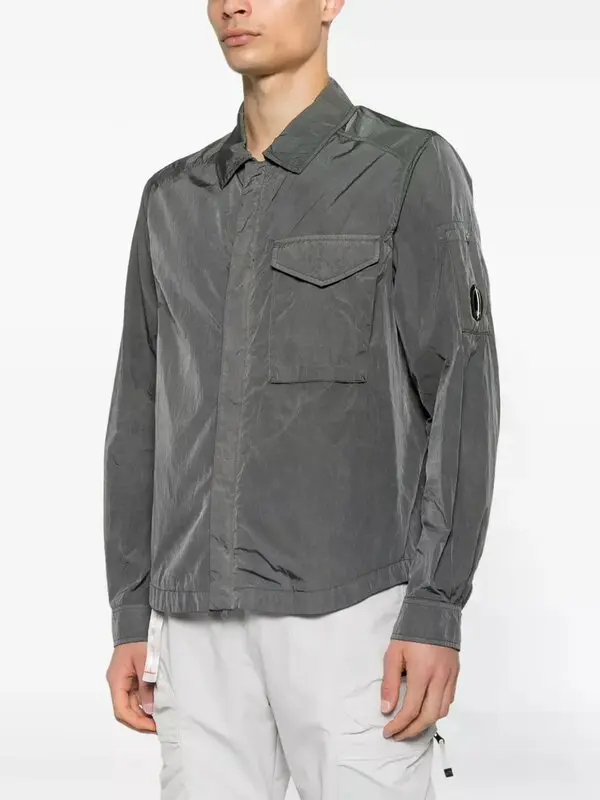 D*o様 C.P. Company / CHROME-R POCKET C.P. Company Chrome-R Pocket Overshirt In Grey - 74% Off